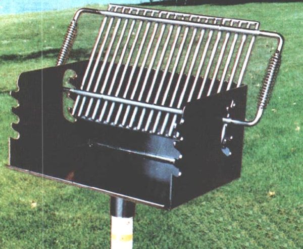 Commercial Multi-Level Pedestal Grills for Parks & Recreation