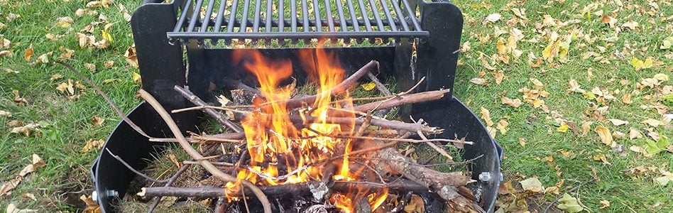 Commercial Fire Rings with Cooking Grate | Heavy-Duty | ADA Compliant