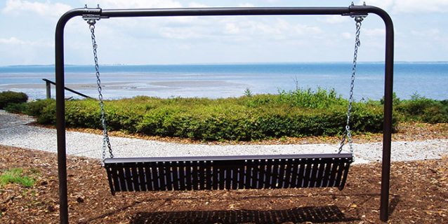 Bench Swings | Plastisol Coated Metal | Commercial Grade | Made in USA