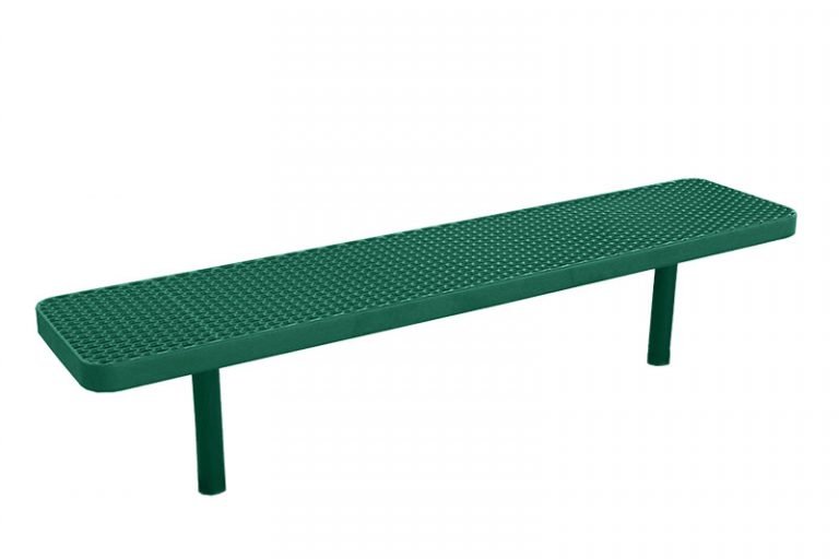 6 Foot Champion Supreme Bench | Direct Bury | 100% Plastisol Coated