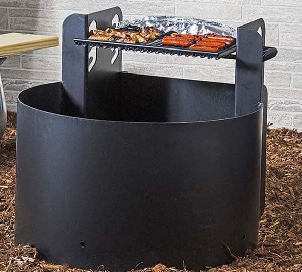 ADA Compliant Fire Rings w/ Adjustable Cooking Area | Commercial Grade