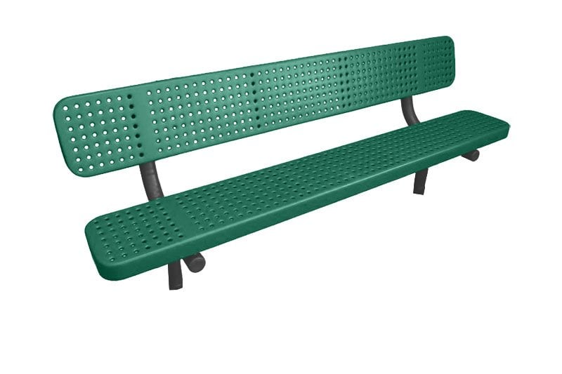 Commercial 6' In-Ground Bench | 20 Year Warranty