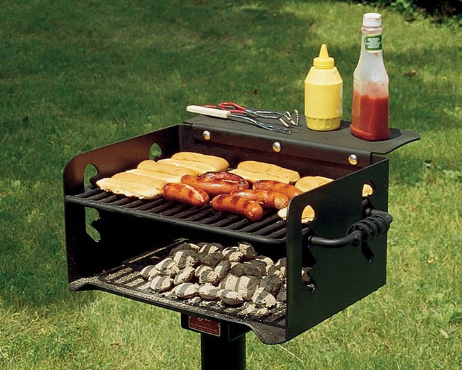 Grill Shelf for Commercial Outdoor Grills | Premier Polysteel