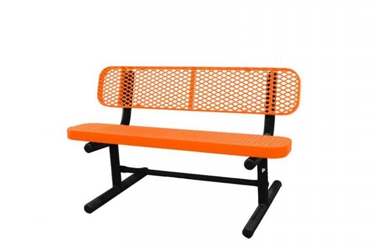 4ft Portable Memorial Bench With Plaque | Contract Grade