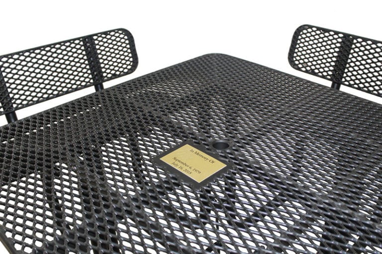 Commercial Grade Picnic Tables Built Tough | Coated Metal | Made in USA