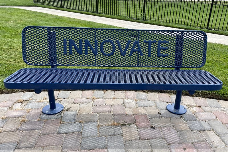 6' Custom Bench | Commercial Quality | Up to 19 Characters fit Backrest