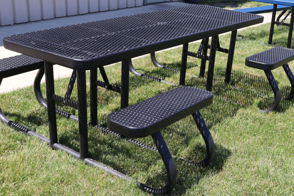 8' ADA Accessible Side-Entry Picnic Table | Free Standing | Expanded ...